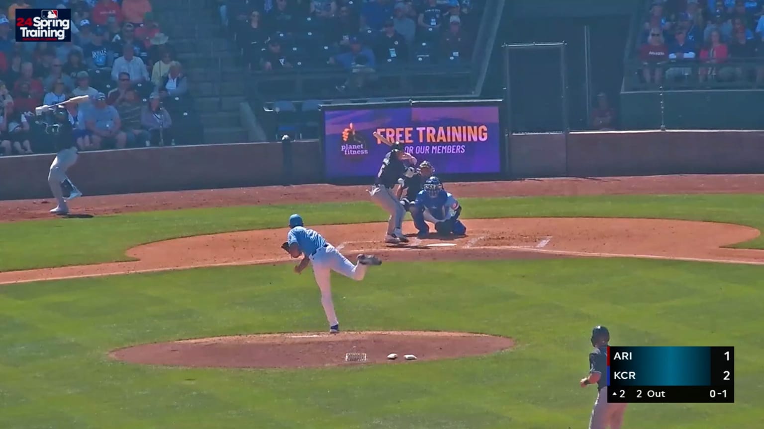 Alek Thomas hits a two-run single to left field | 03/09/2024 | Arizona ...