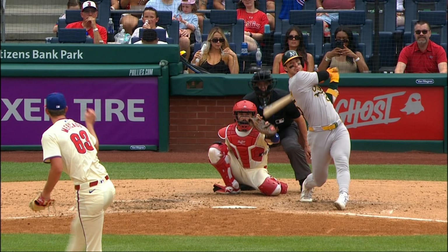 El HR de Brent Rooker con el uso de Data-Viz | 14/07/2024 | Los ...