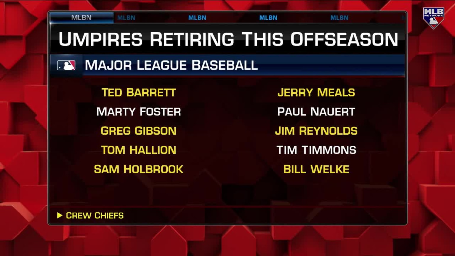 Barrett on MLB Tonight talks career as umpire, more | 12/30/2022 ...