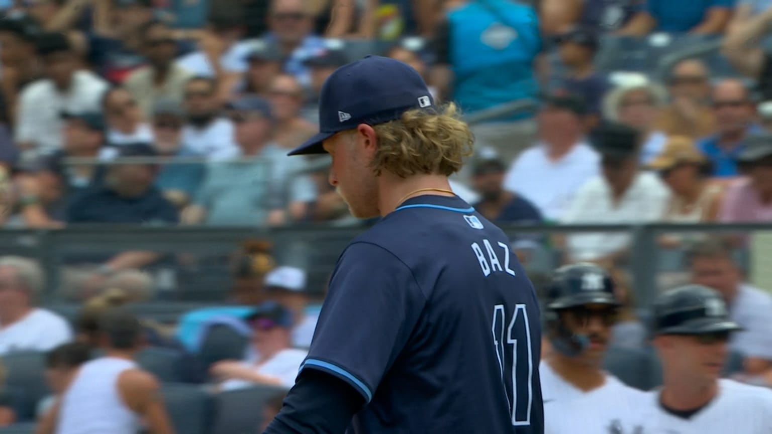 Shane Baz strikes out Oswaldo Cabrera | 07/21/2024 | Tampa Bay Rays