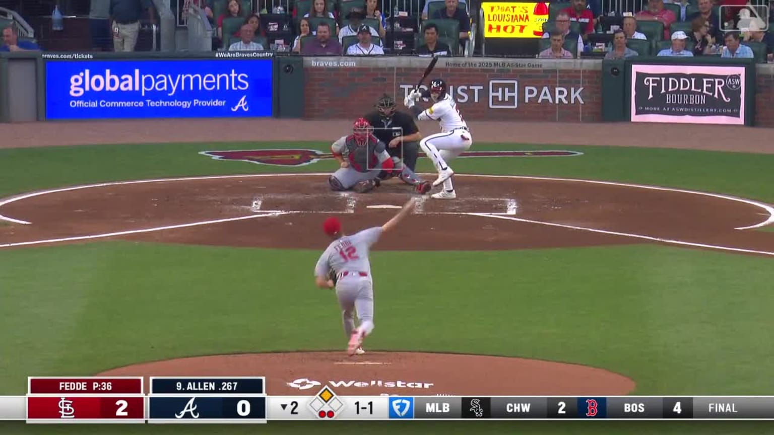 Nick Allen pops out to first baseman Willson Contreras. | 04/21/2025 ...