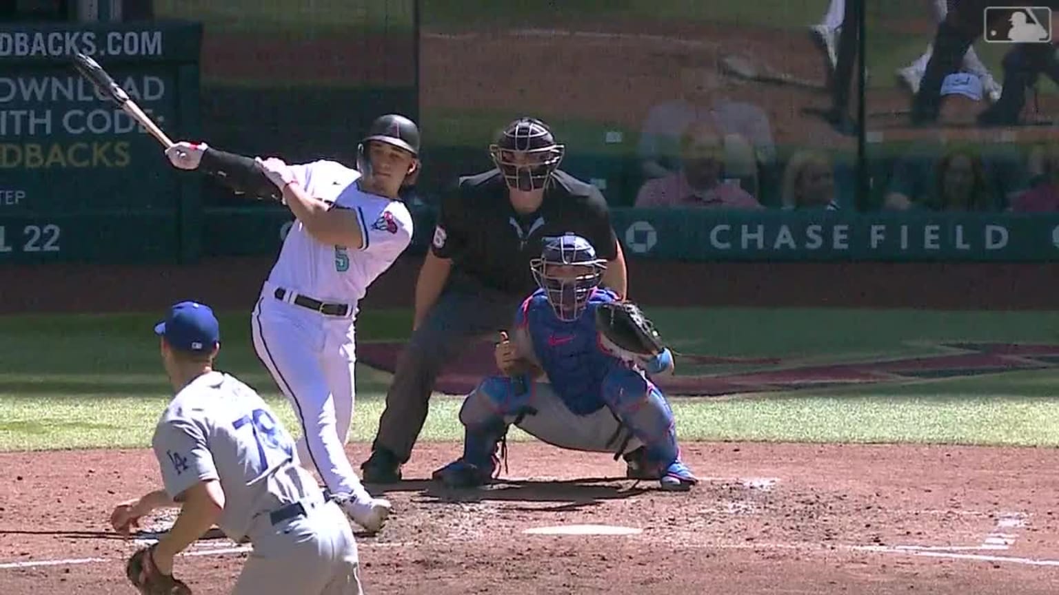 Alek Thomas grounds an RBI single to left field | 04/09/2023 | Arizona ...