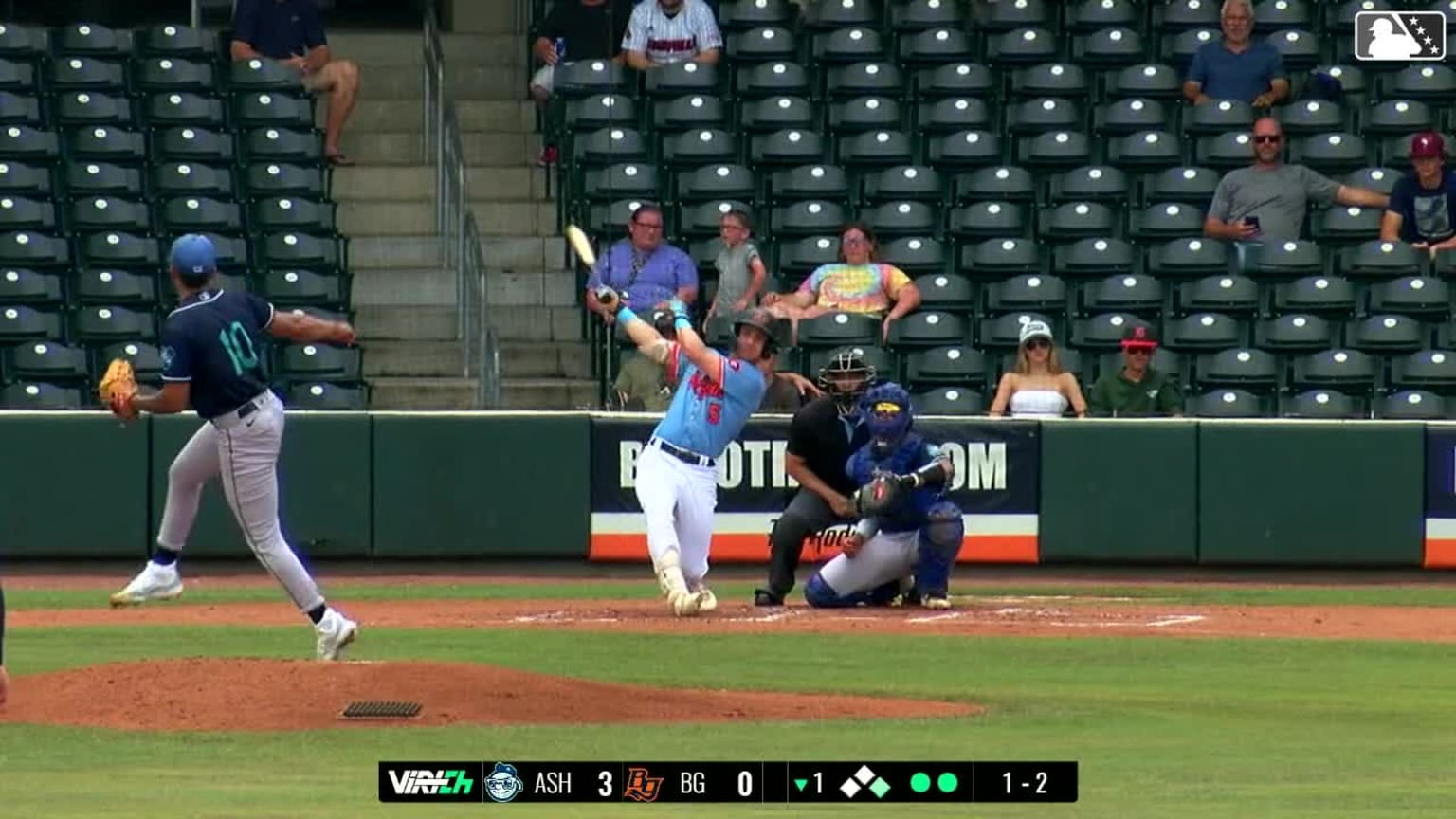 Colton Ledbetter's 10th homer of the season | 06/30/2024 | Tampa Bay Rays
