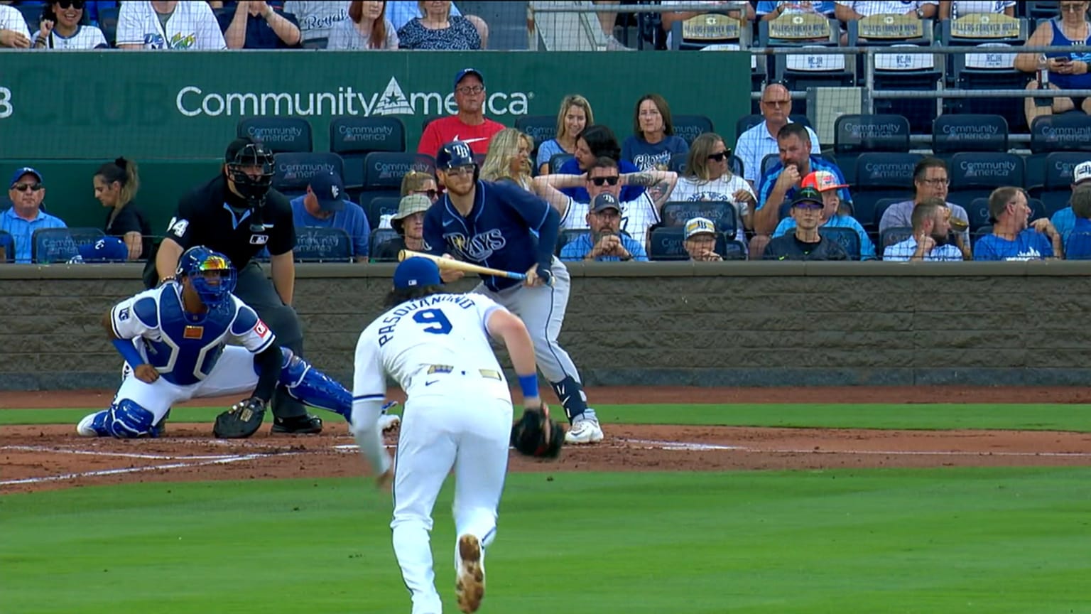 Danny Jansen's RBI bunt single | 06/25/2025 | Tampa Bay Rays