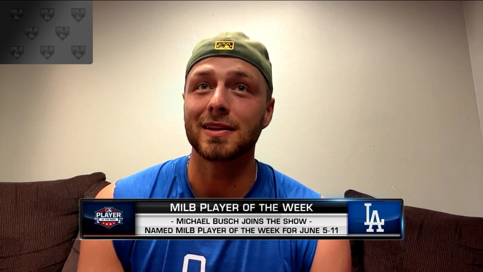 Michael Busch talks about being the MiLB POTW | 06/15/2023 | Houston Astros
