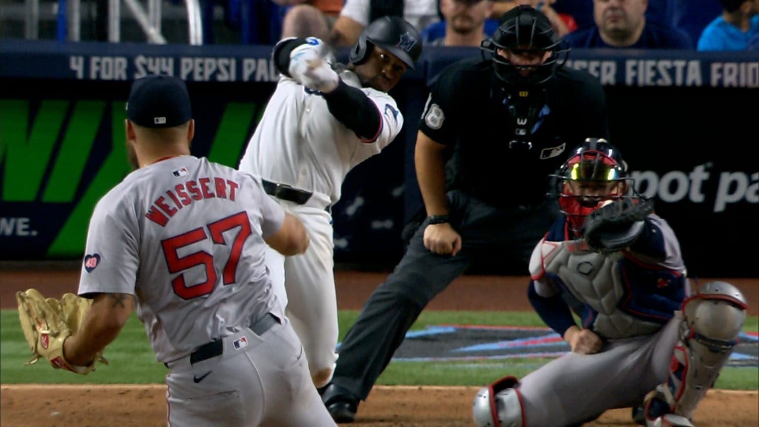 Xavier Edwards' double | 07/03/2024 | Miami Marlins
