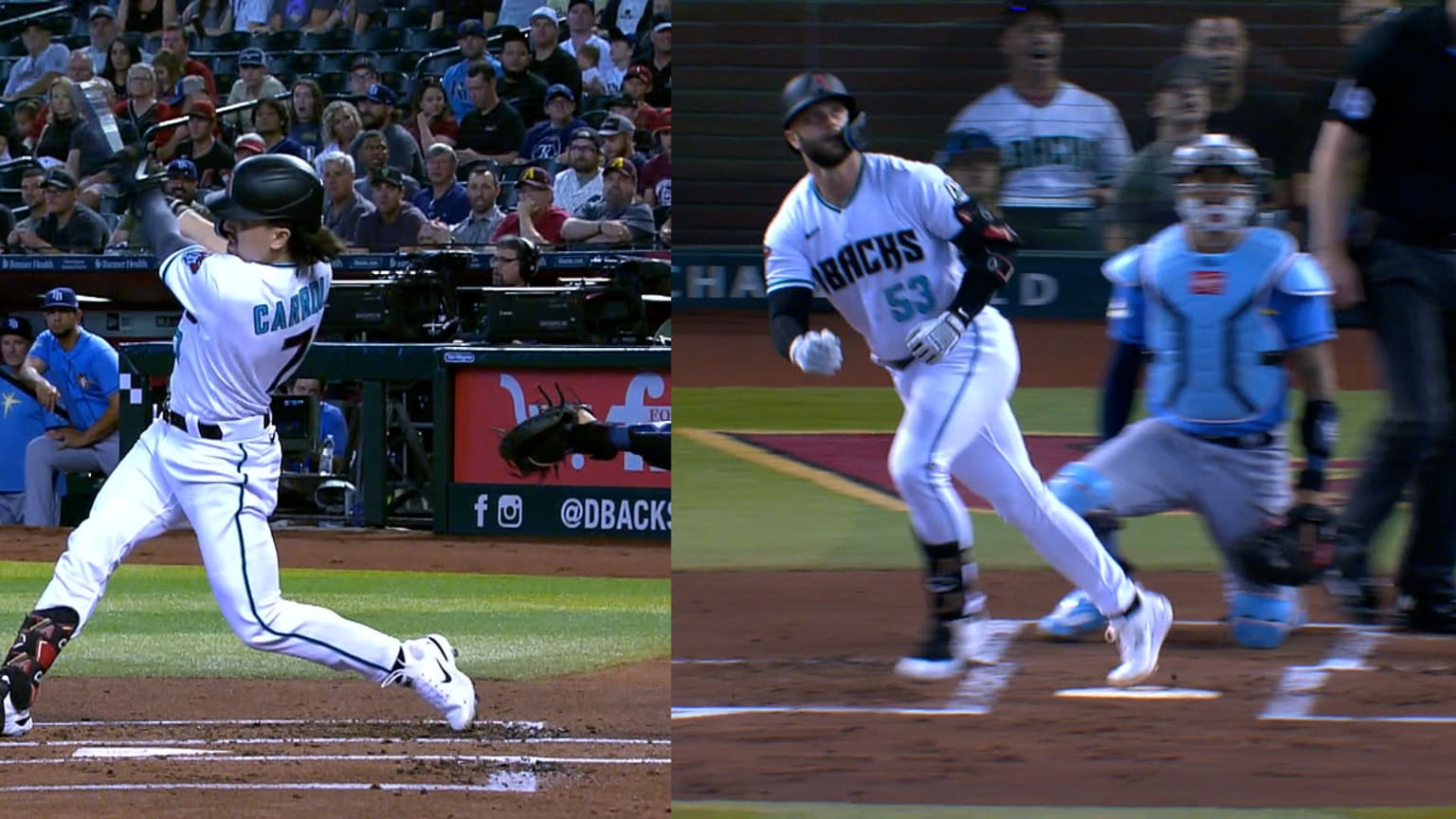 Carroll and Walker launch back-to-back home runs | 06/27/2023 | Arizona ...