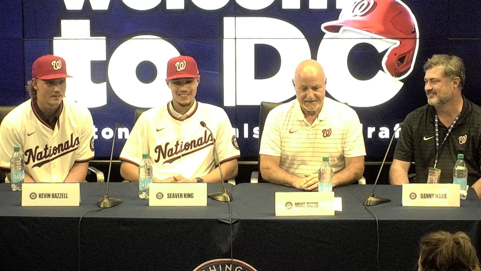 Nationals introduce Kevin Bazzell and Seaver King | 07/19/2024 ...