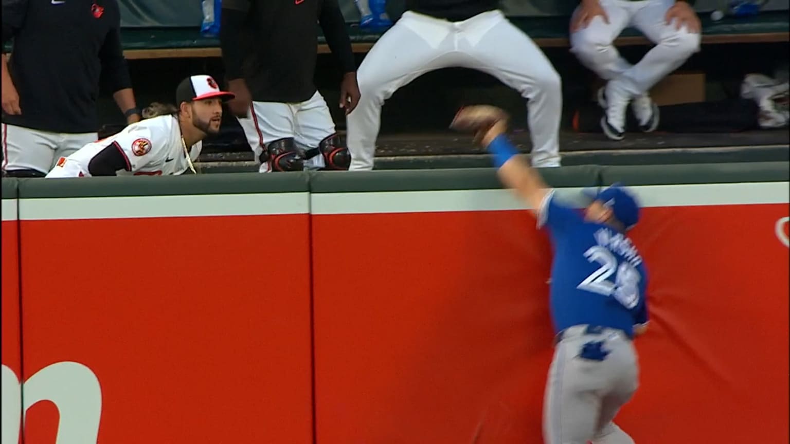 Daulton Varsho's home run robbery | 05/13/2024 | Toronto Blue Jays