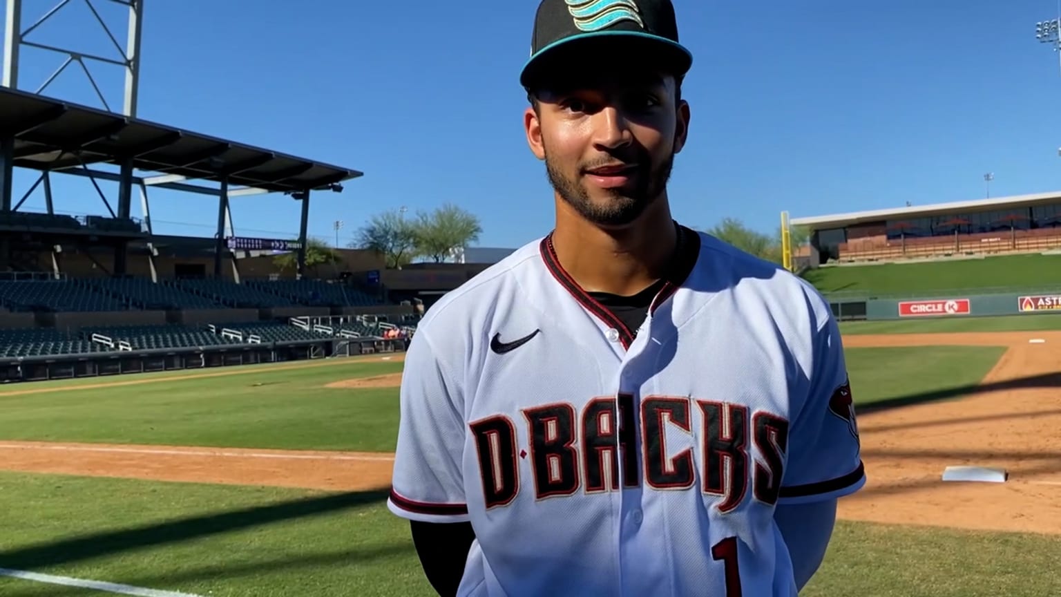 Jordan Lawlar on hitting a triple and his teammates | 10/13/2022 ...