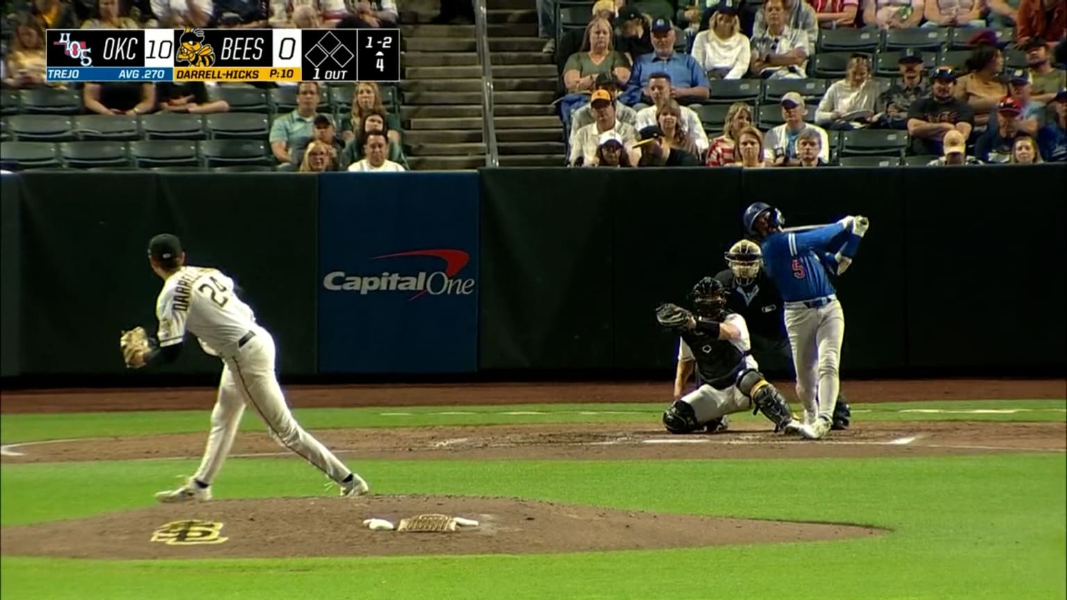 Michael Darrell-Hicks strikes out the side in the 4th | 22/09/2024 | Los Angels de Los Angeles