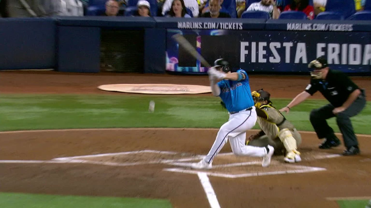 Jonah Bride pega hit remolcador en la 1ra | 11/08/2024 | Los Marlins de ...