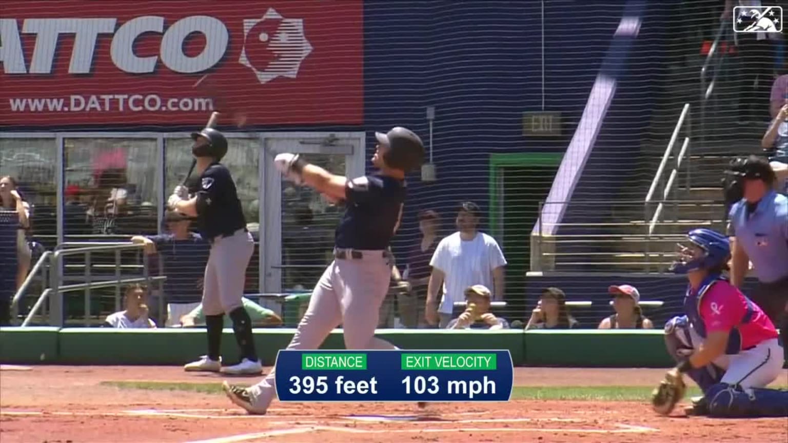 Elijah Dunham hits a solo homer to right-center field | 07/23/2023 ...