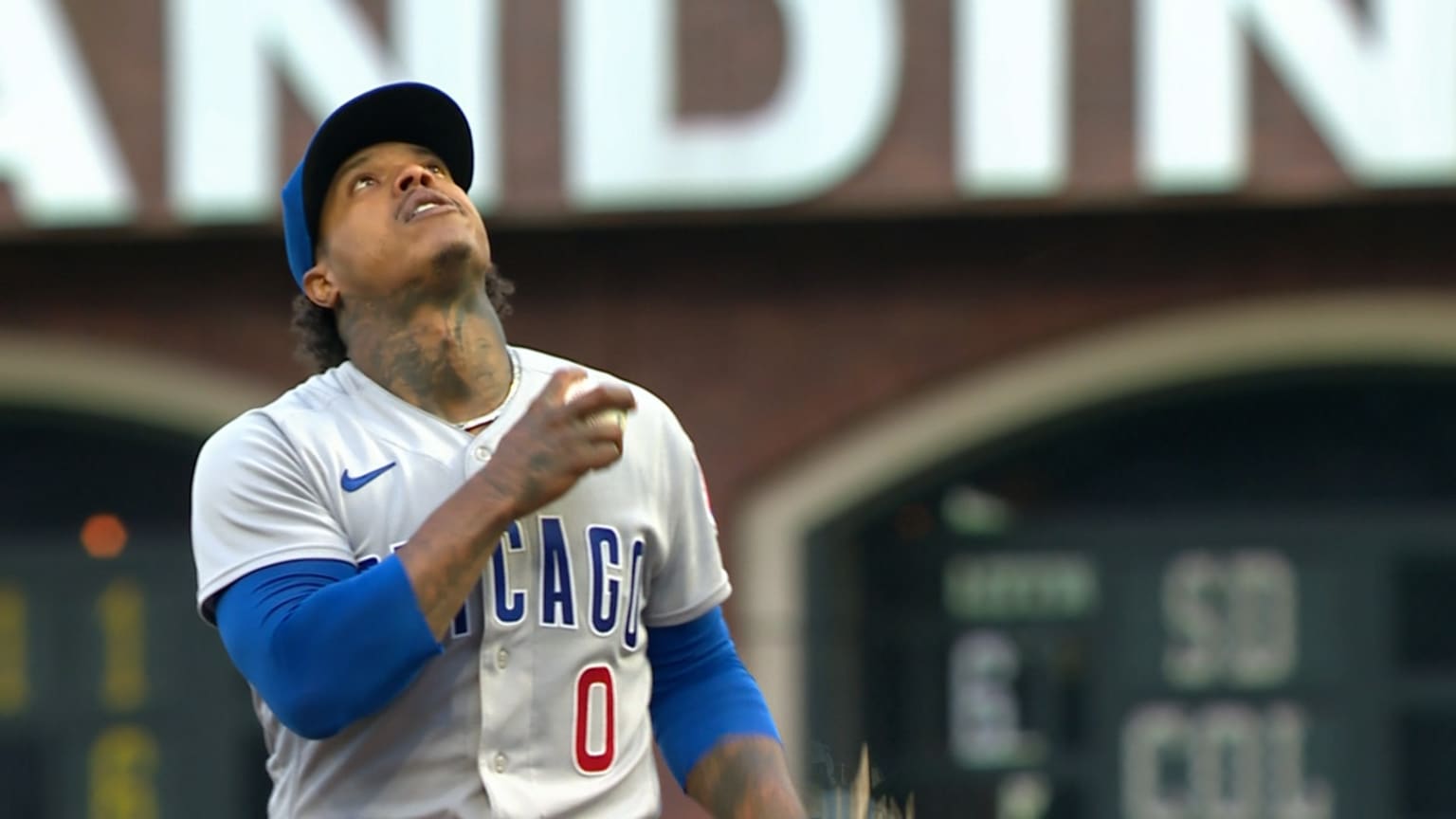 Marcus Stroman fans Michael Conforto swinging | 06/09/2023 | Chicago Cubs