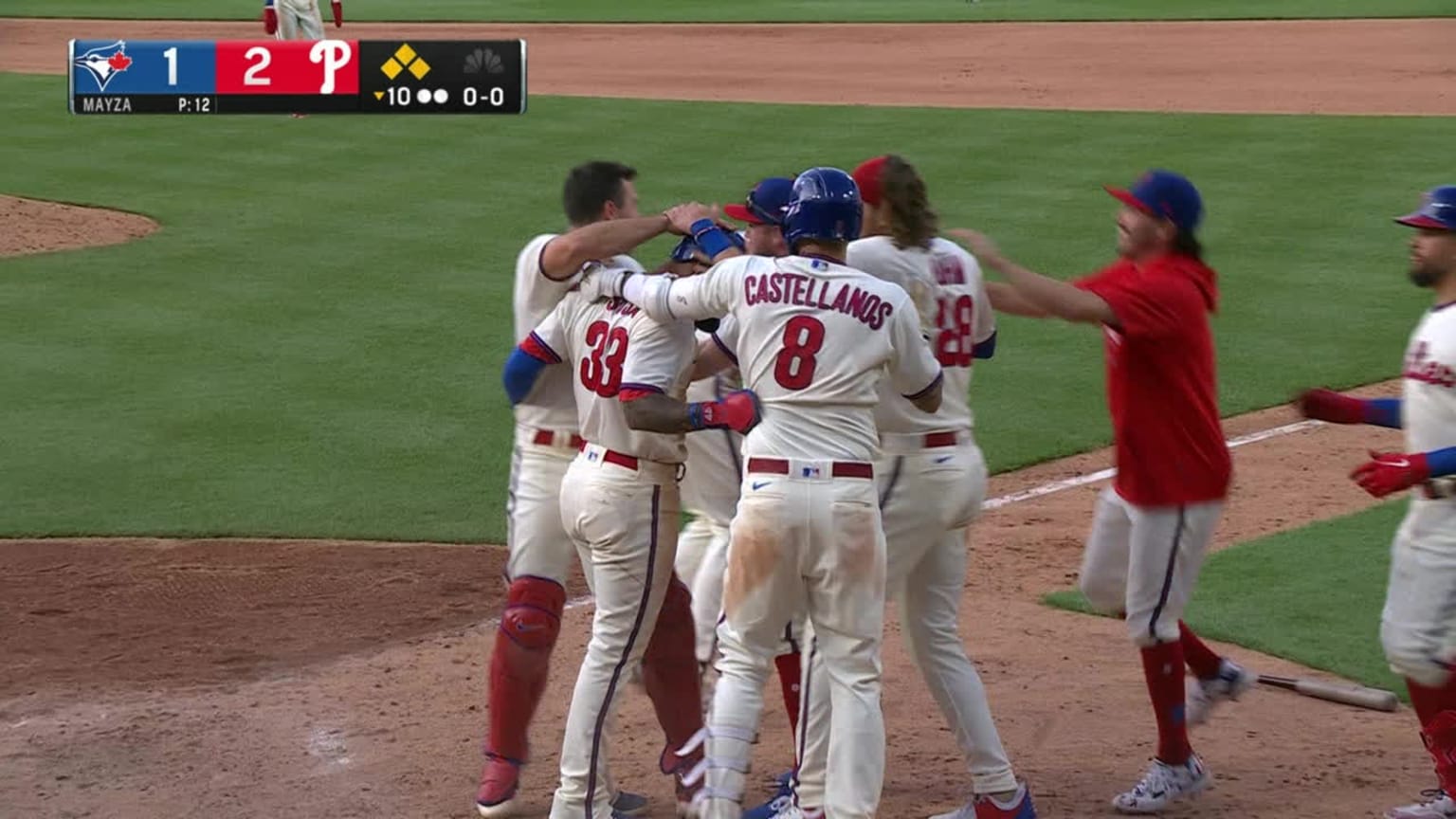 The Phillies walk off on a throwing error in extras | 05/10/2023 ...