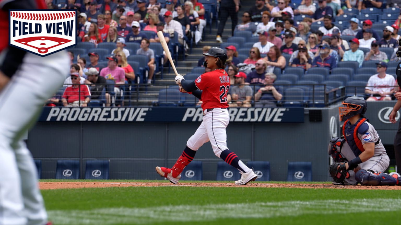 Field View: Bo Naylor's two-run homer | 06/08/2025 | Cleveland Guardians