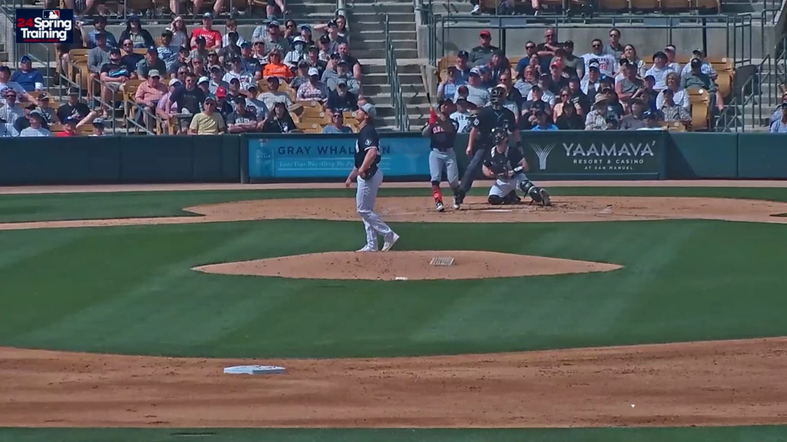 Brayan Rocchio hits his first home run of the spring | 03/18/2024 ...