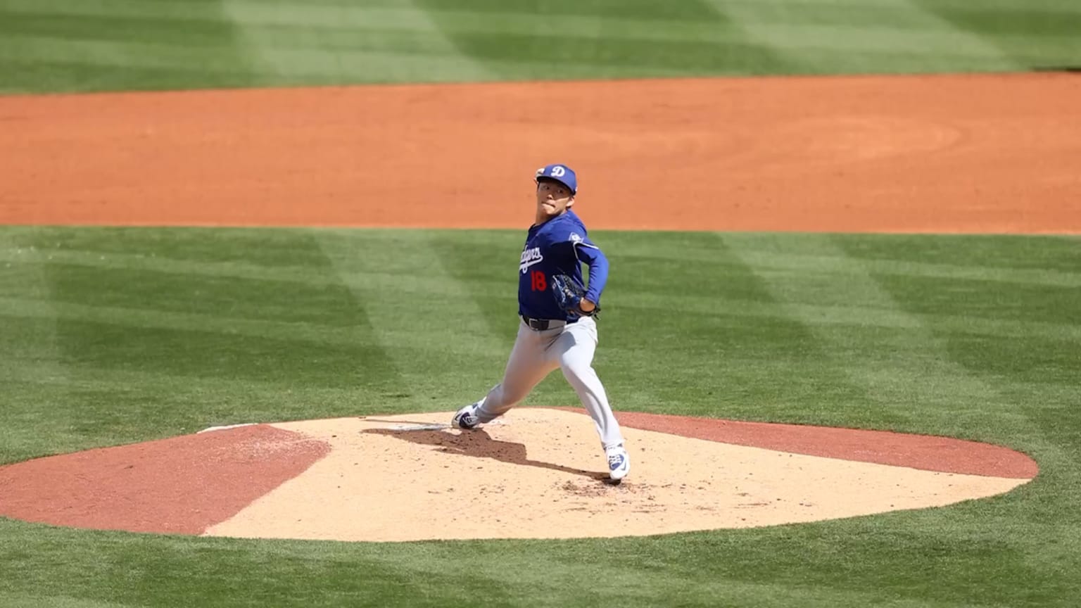 Field view of Yoshinobu Yamamoto's strikeout | 02/28/2024 | Los Angeles ...