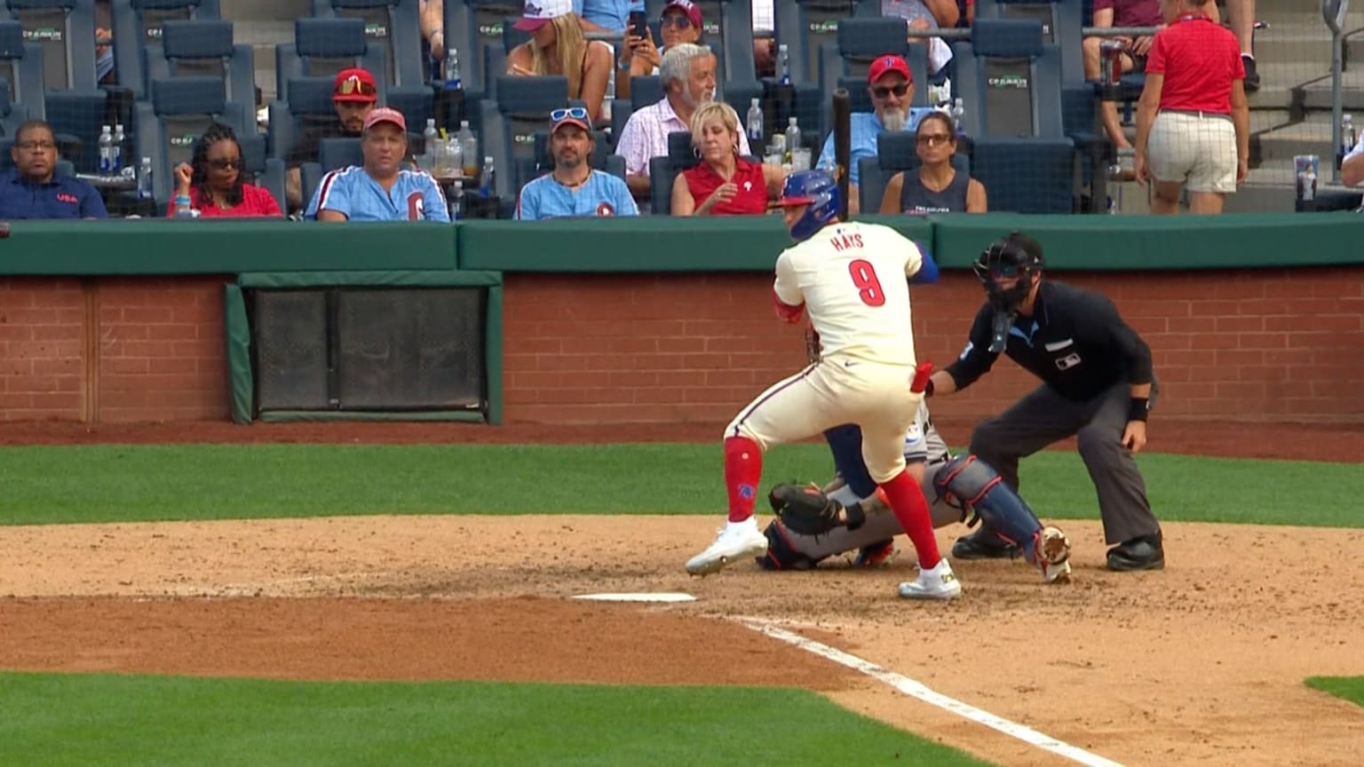 Austin Hays ends no-hit bid with infield single | 08/28/2024 ...