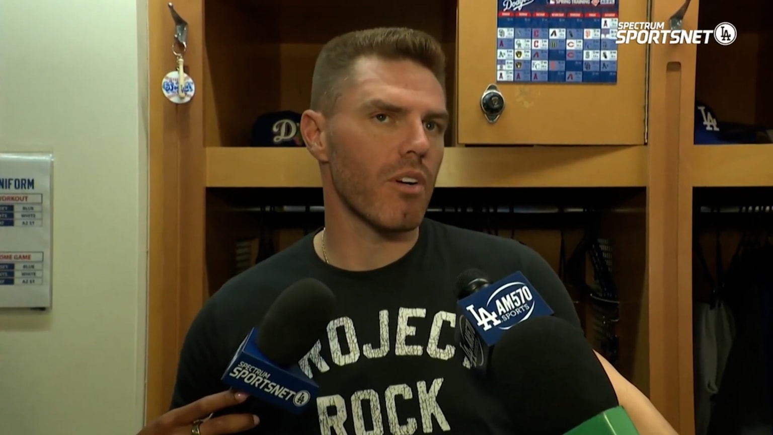 Freddie Freeman on spring debut, ABS system | 02/24/2026 | Los Angeles ...