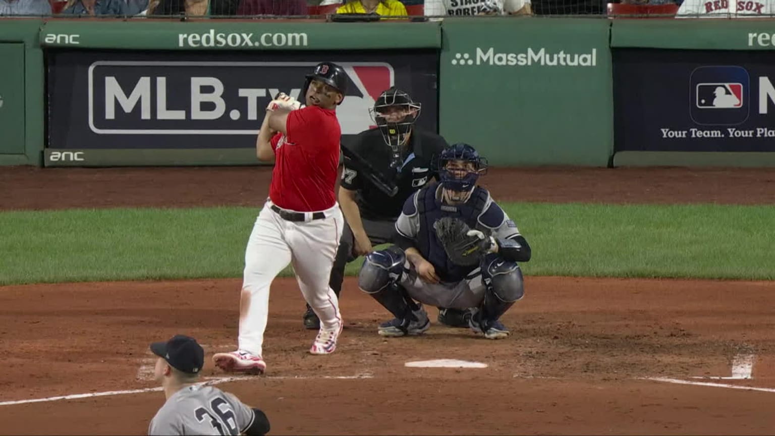 Rafael Devers drills a solo home run to right field | 09/14/2023 | Boston Red Sox