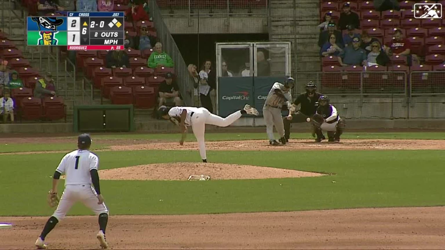 Gavin Cross hits an RBI triple to center field | 04/15/2023 | Kansas ...