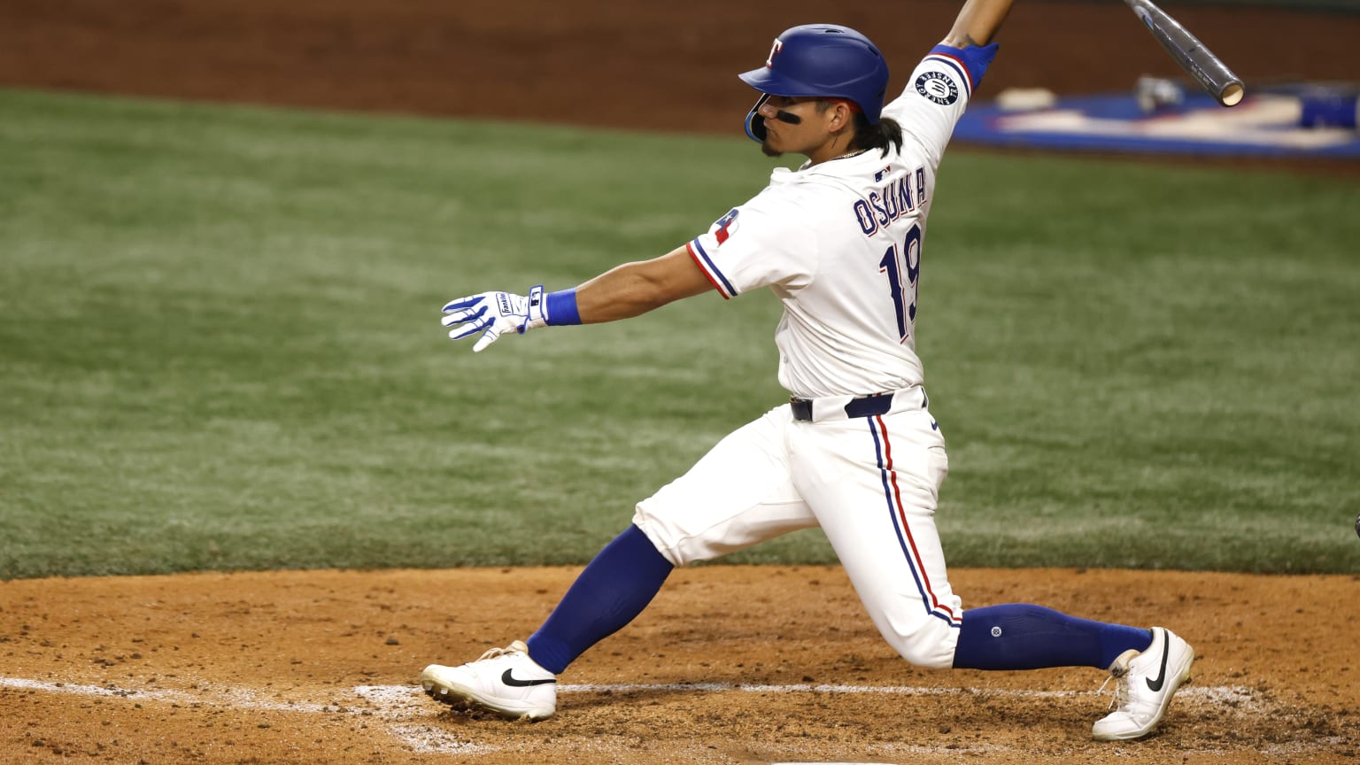 Alejandro Osuna records his first big league knock | 05/26/2025 | Texas ...