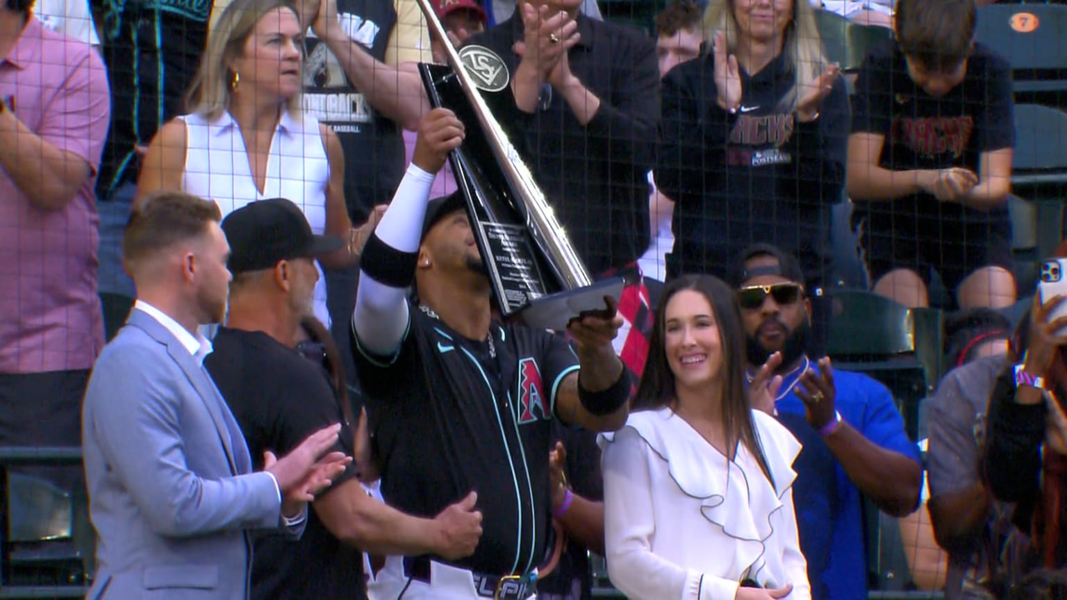 Ketel Marte receives first career Silver Slugger | 03/29/2025 | Arizona ...