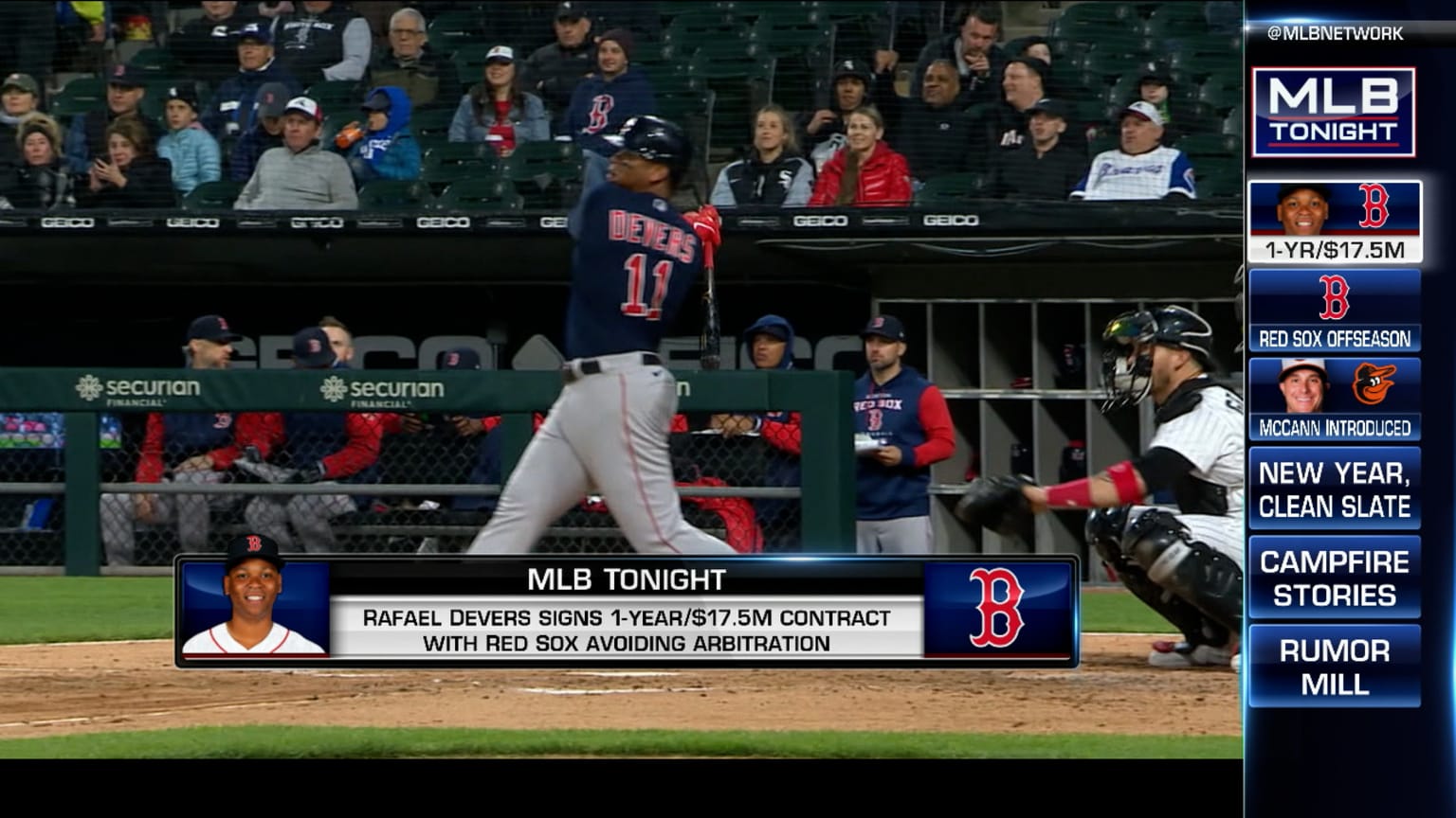 MLB Tonight discusses Rafael Devers' future in Boston | 01/04/2023 ...