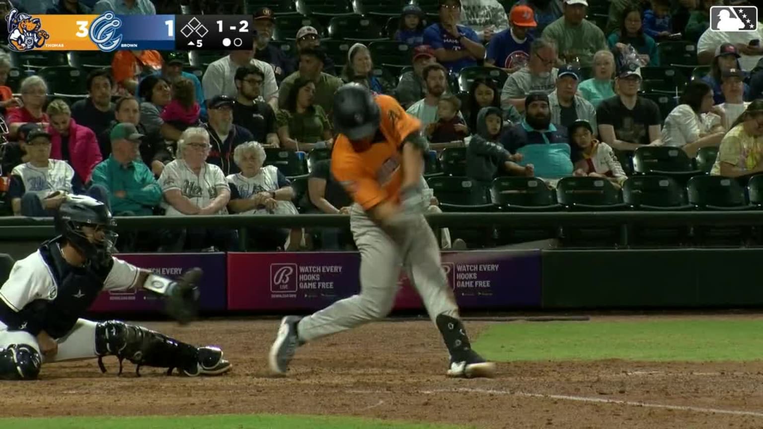 A's no. 13 prospect Colby Thomas lifts a solo homer | 04/07/2024 | MLB.com