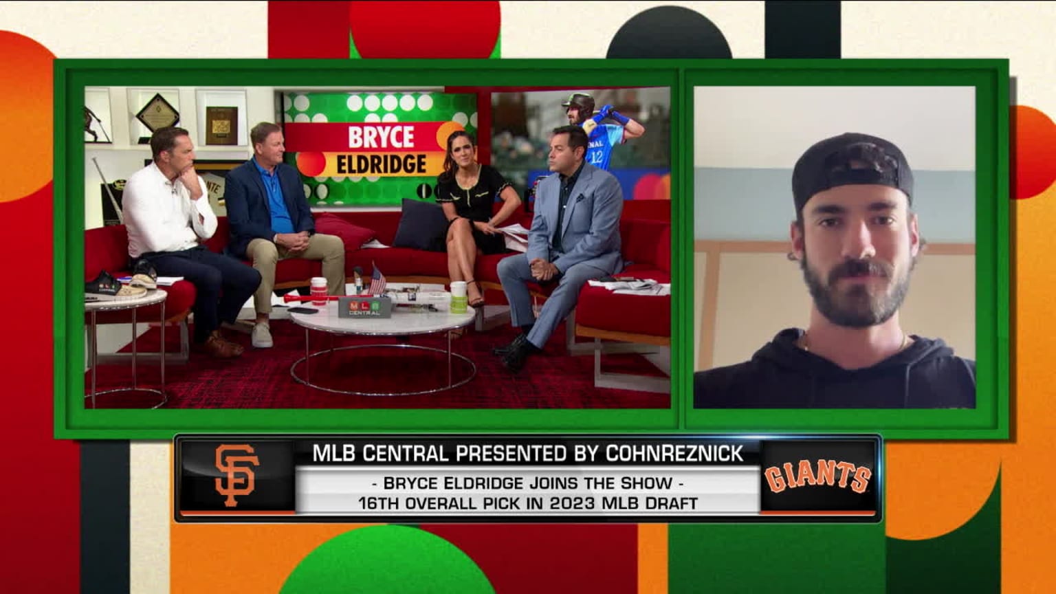 Bryce Eldridge joins the MLB Central crew | 09/04/2024 | San Francisco ...
