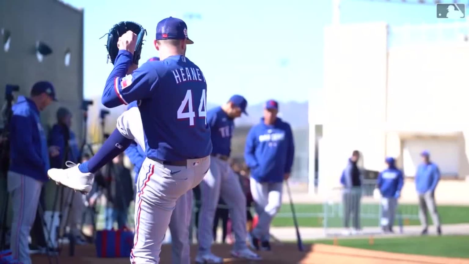 Andrew Heaney and Nathan Eovaldi throw bullpens | 02/15/2023 | Texas ...