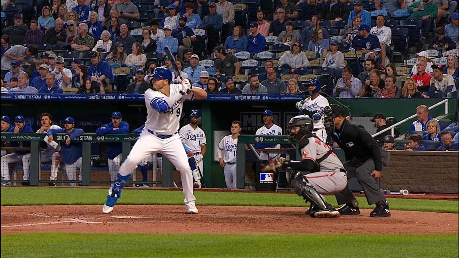 Vinnie Pasquantino racks up three RBIs on three hits | 05/03/2023 ...