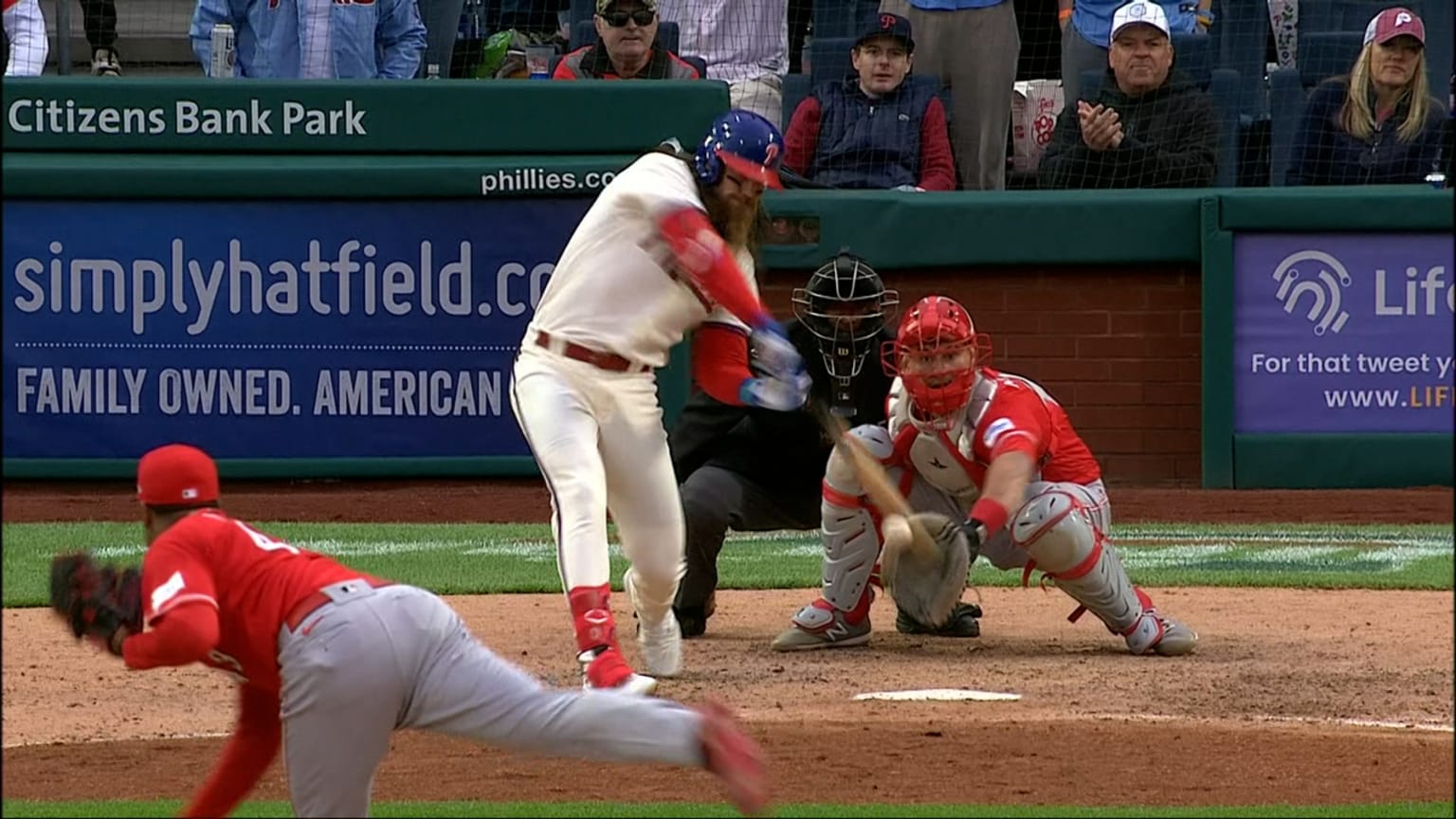 Hit impulsor de Marsh | 08/04/2023 | Los Phillies de Filadelfia