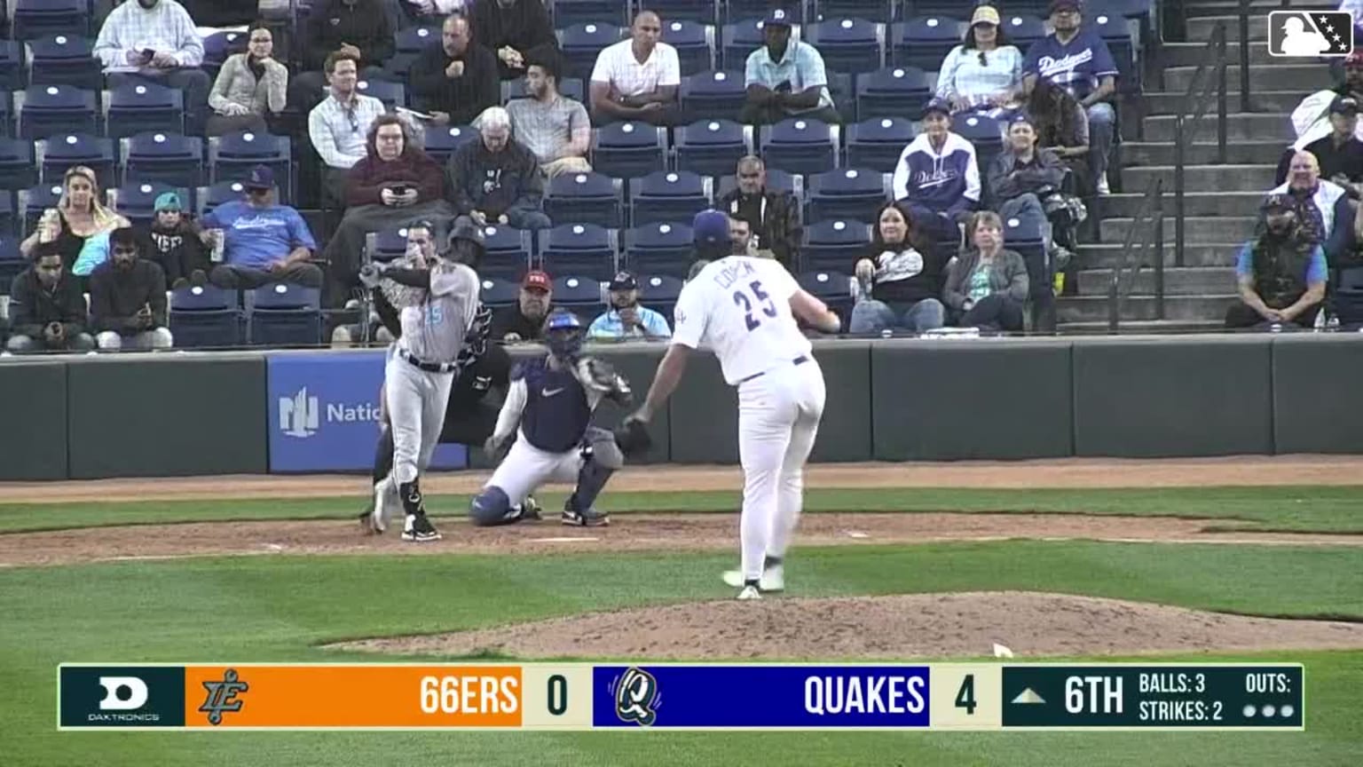 Patrick Copen's fourth strikeout | 05/15/2024 | Los Angeles Dodgers