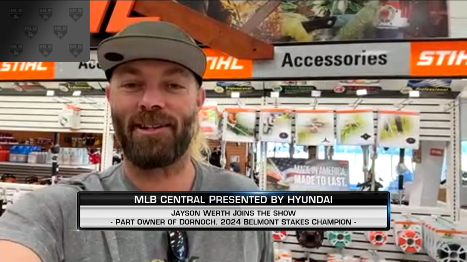 Jayson Werth on his horse winning the Belmont Stakes | 06/11/2024 ...