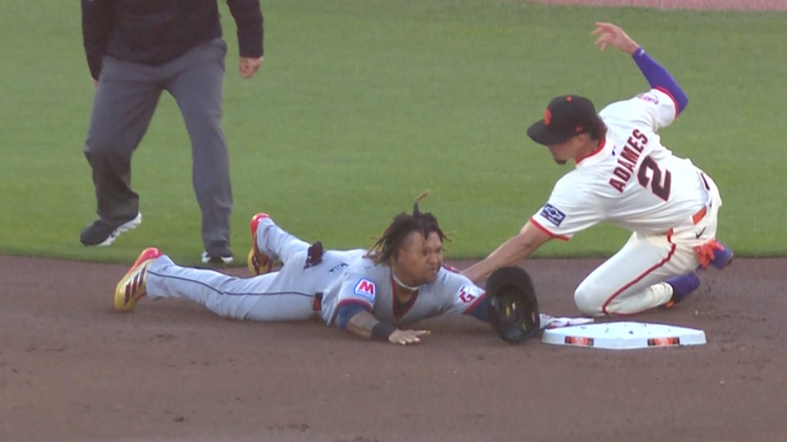 Patrick Bailey throws out José Ramírez | 06/18/2025 | San Francisco Giants