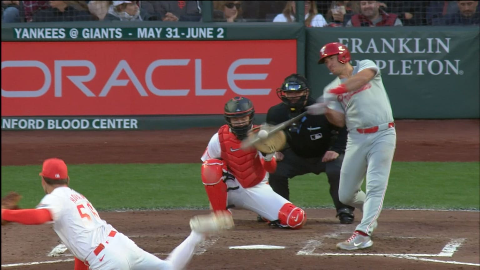 J.T. Realmuto extiende su racha de bateo a 17 juegos | 28/05/2024 | Los Phillies de Filadelfia