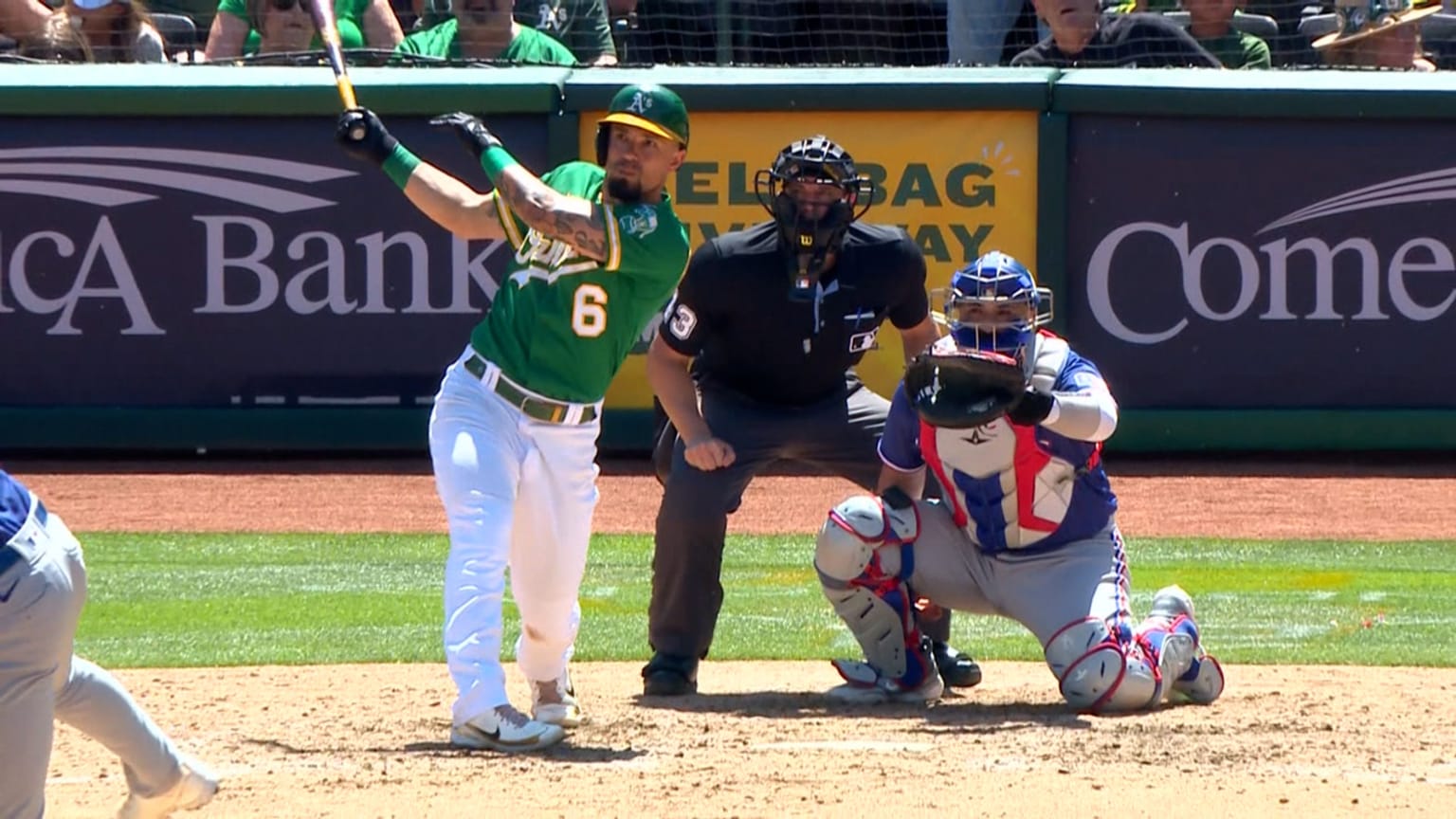Jace Peterson lines a single to right field | 05/13/2023 | Athletics