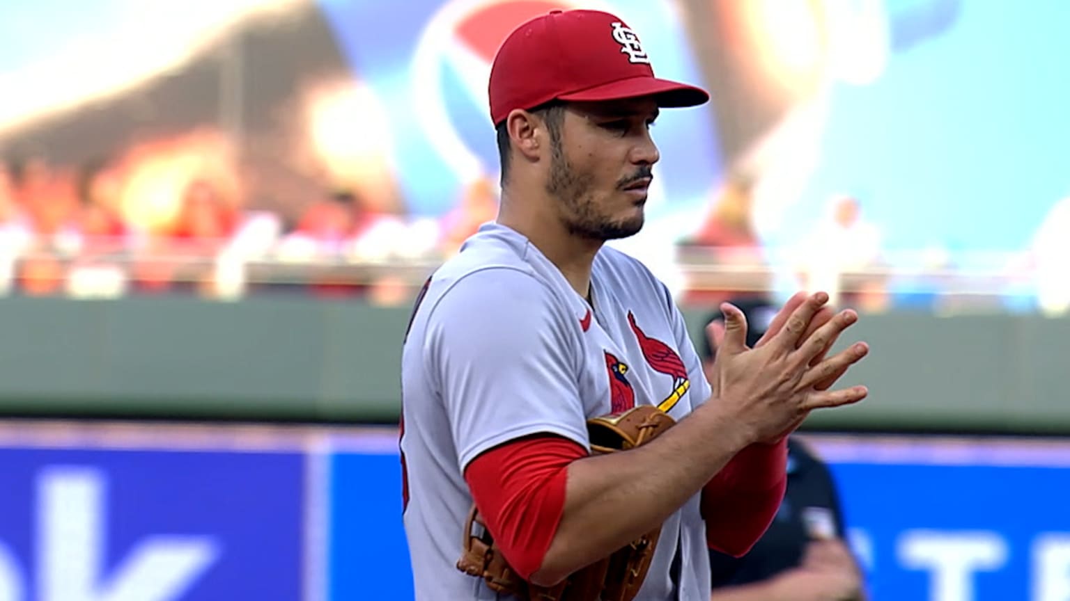Nolan Arenado gets up to snag a sharp liner | 08/12/2023 | St. Louis ...