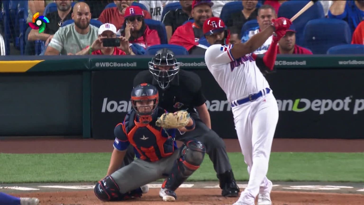 Jiménez rips single through left side, DOM lead 1-0 | 03/14/2023 ...