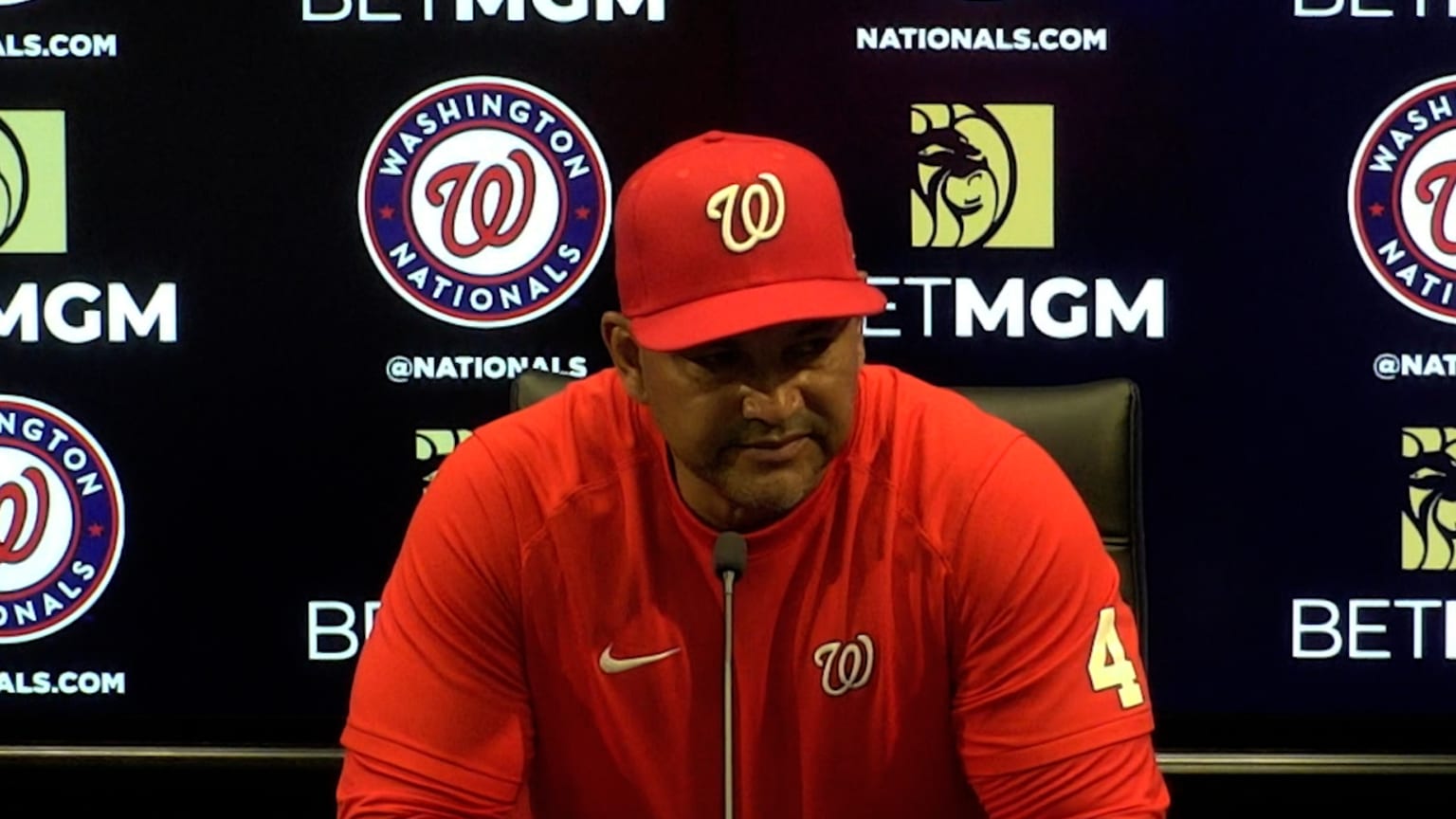 Dave Martinez on Irwin's start and the loss | 06/06/2023 | Washington ...