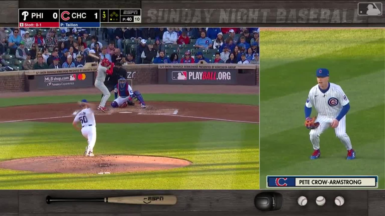 Bryson Stott's triple | 04/27/2025 | Philadelphia Phillies