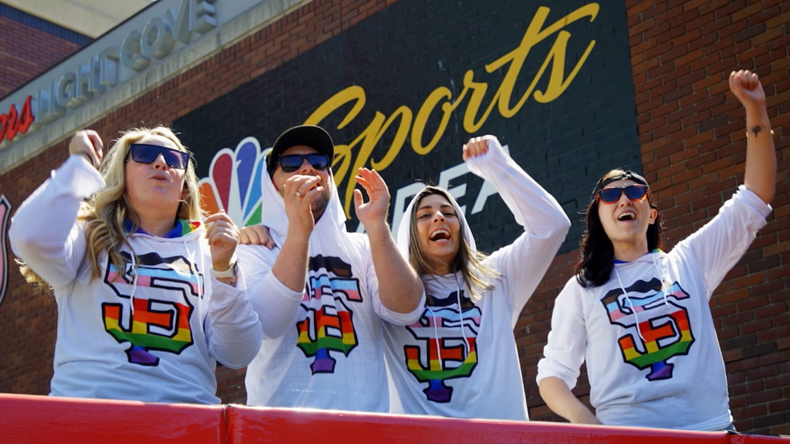 Fans celebrating Pride Day at the ballpark | 06/04/2024 | San Francisco ...