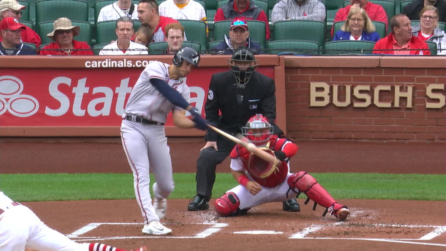 Matt Olson laces an RBI double to right-center field | 04/05/2023 ...