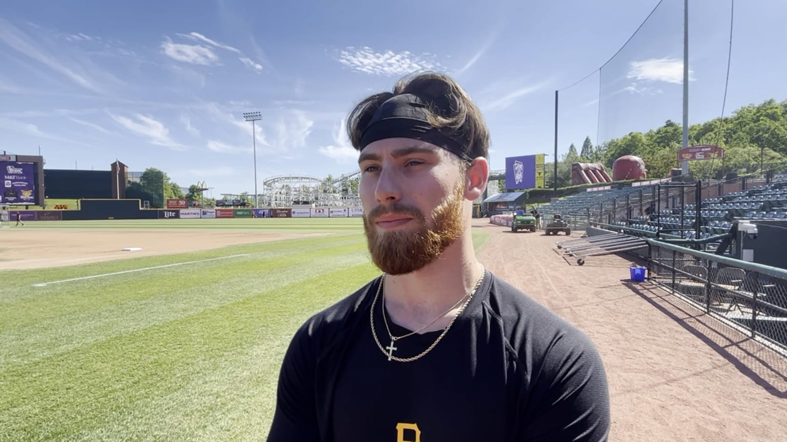 Mike Burrows discusses his spin rate | 08/24/2022 | Pittsburgh Pirates