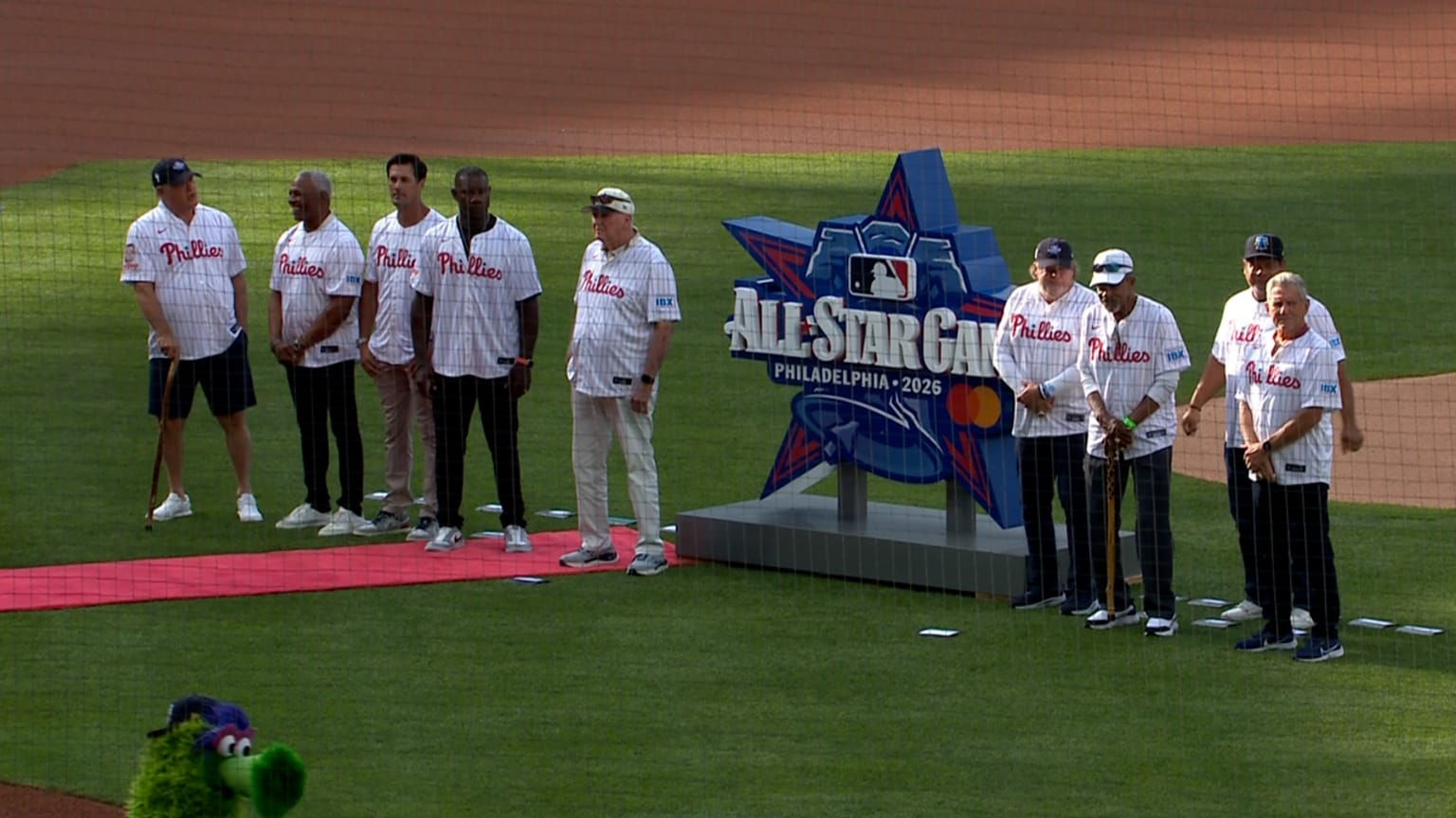 Phillies All-Stars past and present honored pregame | 07/18/2025 ...