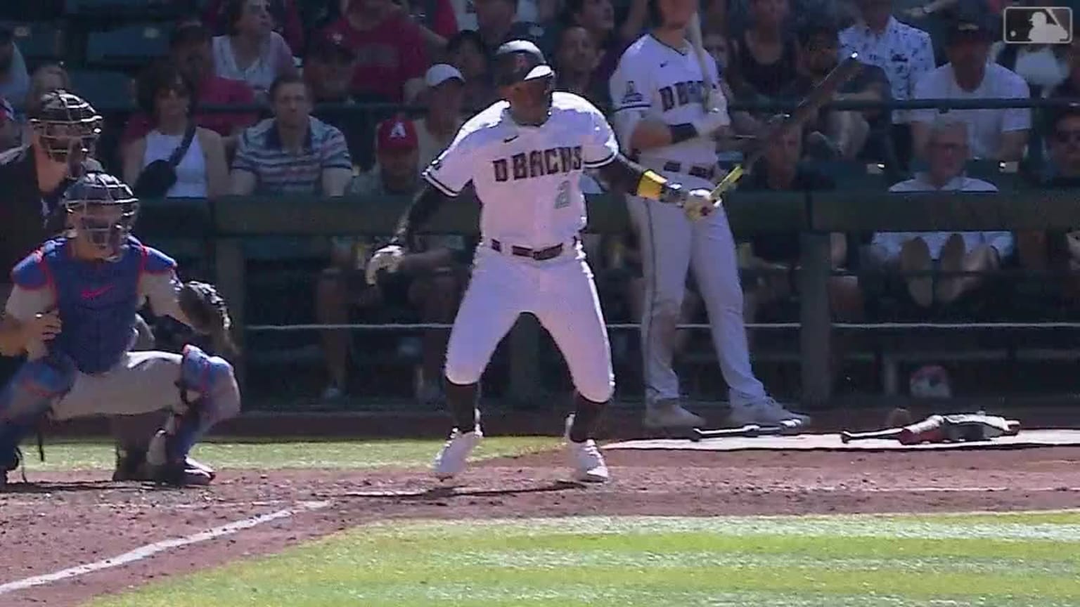 Geraldo Perdomo slaps an RBI single to right field | 04/09/2023 ...