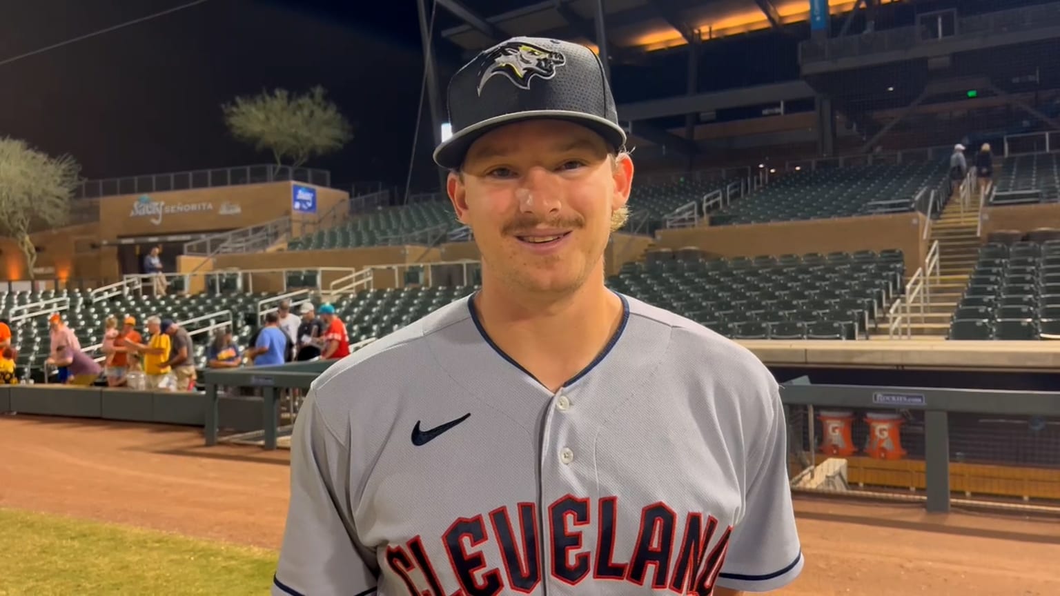 Kyle Manzardo talks about rehab, routine, and game | 10/12/2023 ...