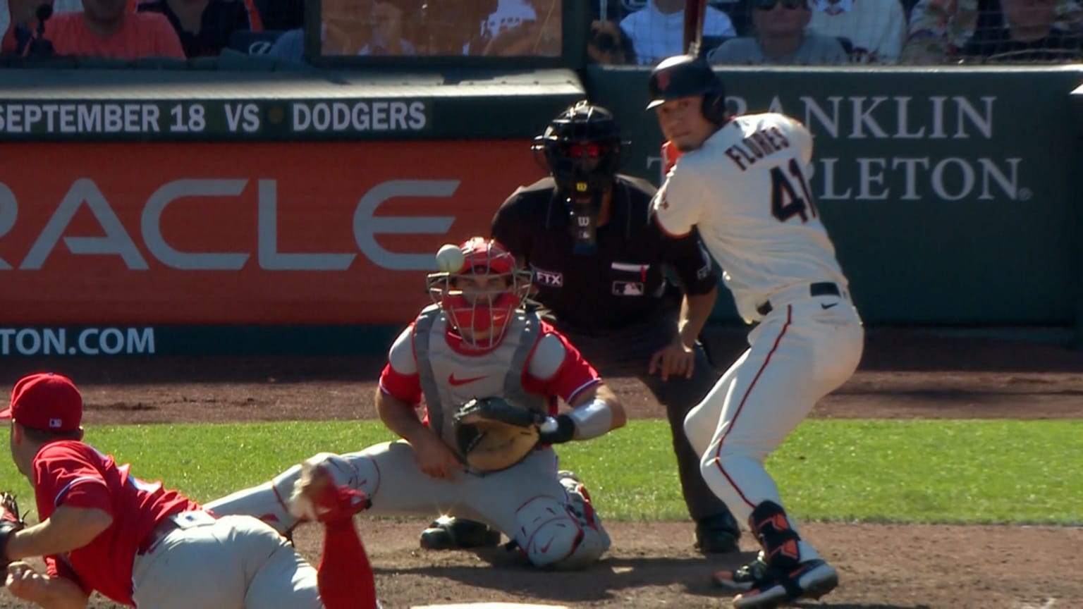 Wilmer Flores deja en el terreno a los Filis con HR | 04/09/2022 | Los ...